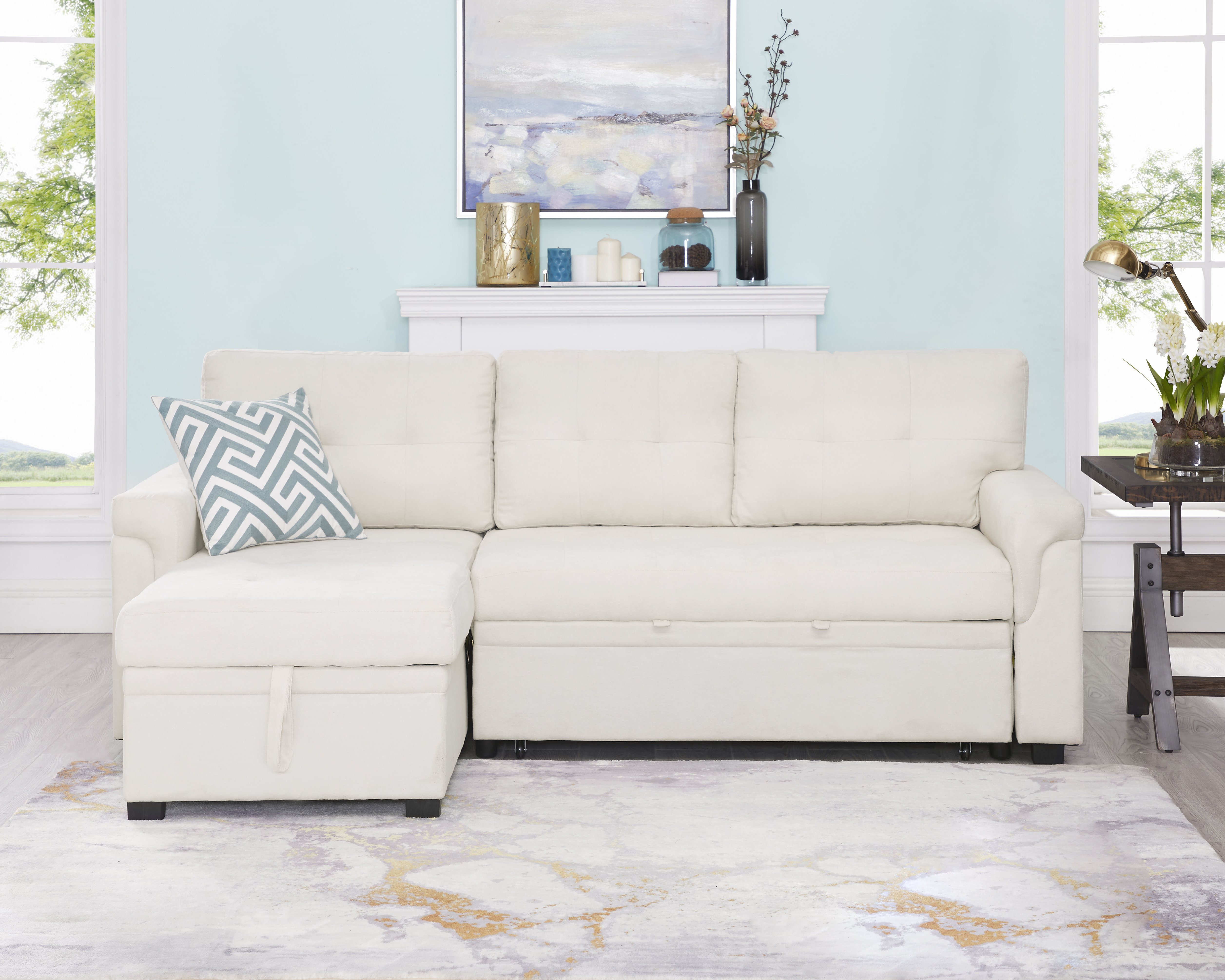 Ebern Designs Ranardo 3 - Piece "Versatile Upholstered Sectional: Sofa ...