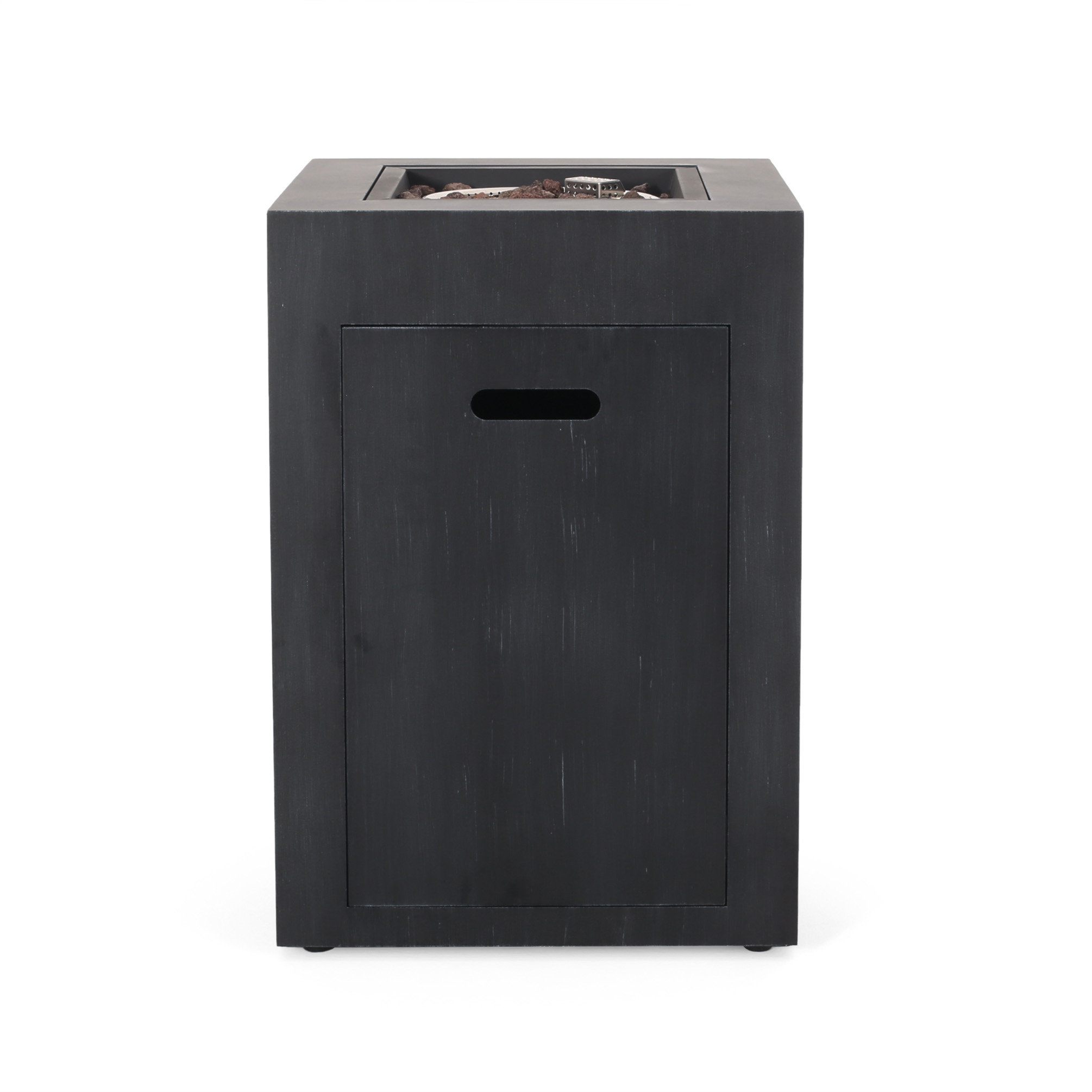 Latitude Run® 19.5" Outdoor 30,000 BTU Propane Fire Pit, Tank Inside ...