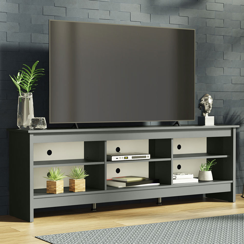 Ebern Designs Media Console TV Stand Entertainment Center with 6 ...