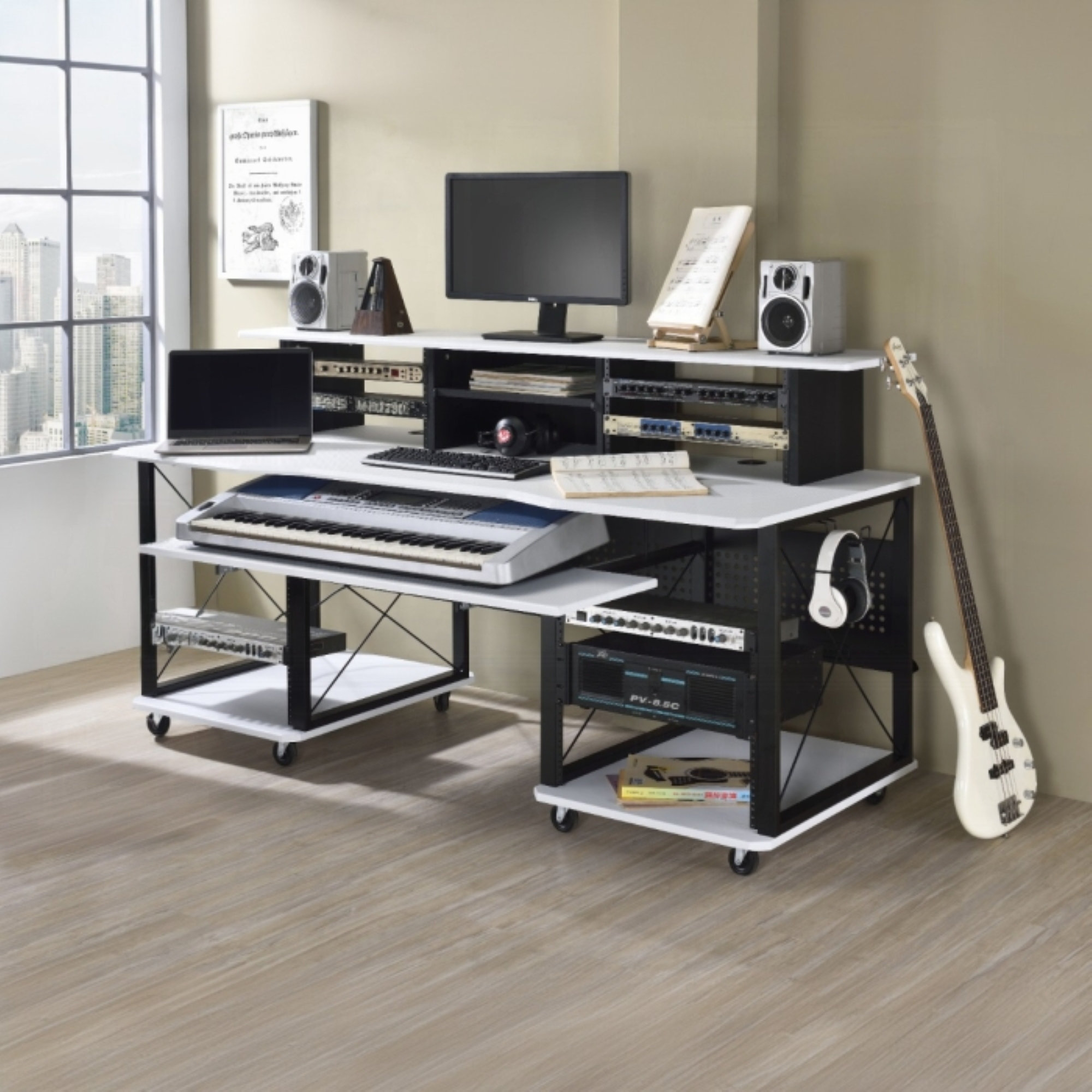 Inbox Zero Megara Music Desk | Wayfair