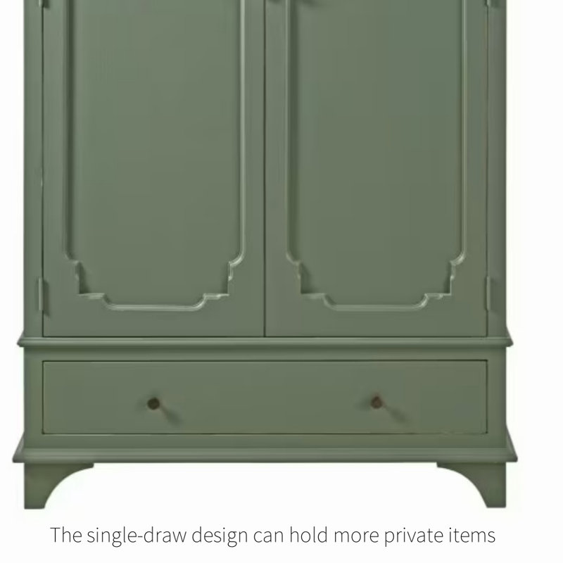 Wildon Home® Retro And Simple Green Wardrobe | Wayfair