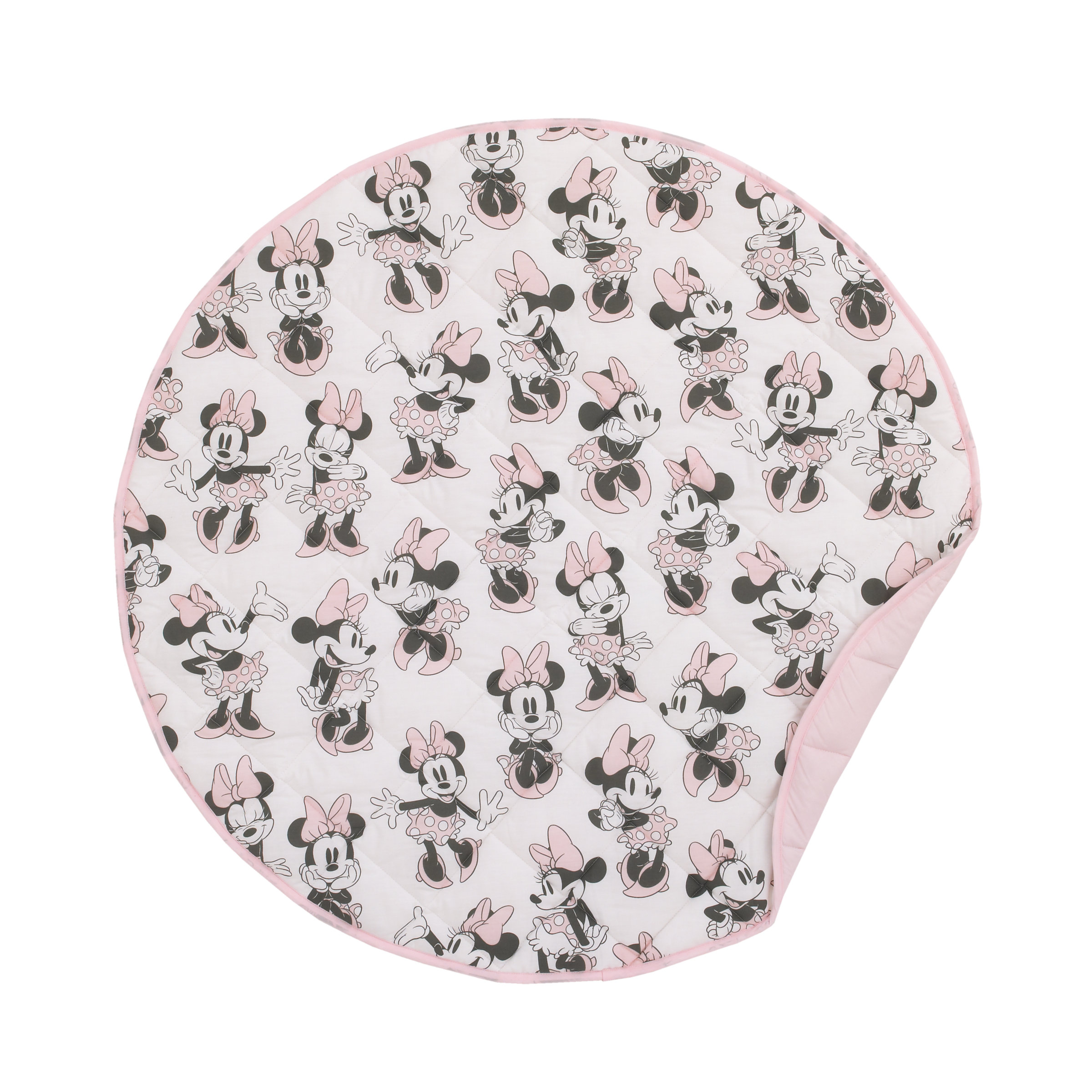 Disney Minnie Mouse Round Quilted Tummy Time Playmat & Reviews | Wayfair