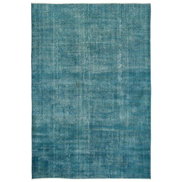 Latitude Vive Amia Vintage Hand Woven Hand Knotted 211 X 308 Turquoise ...