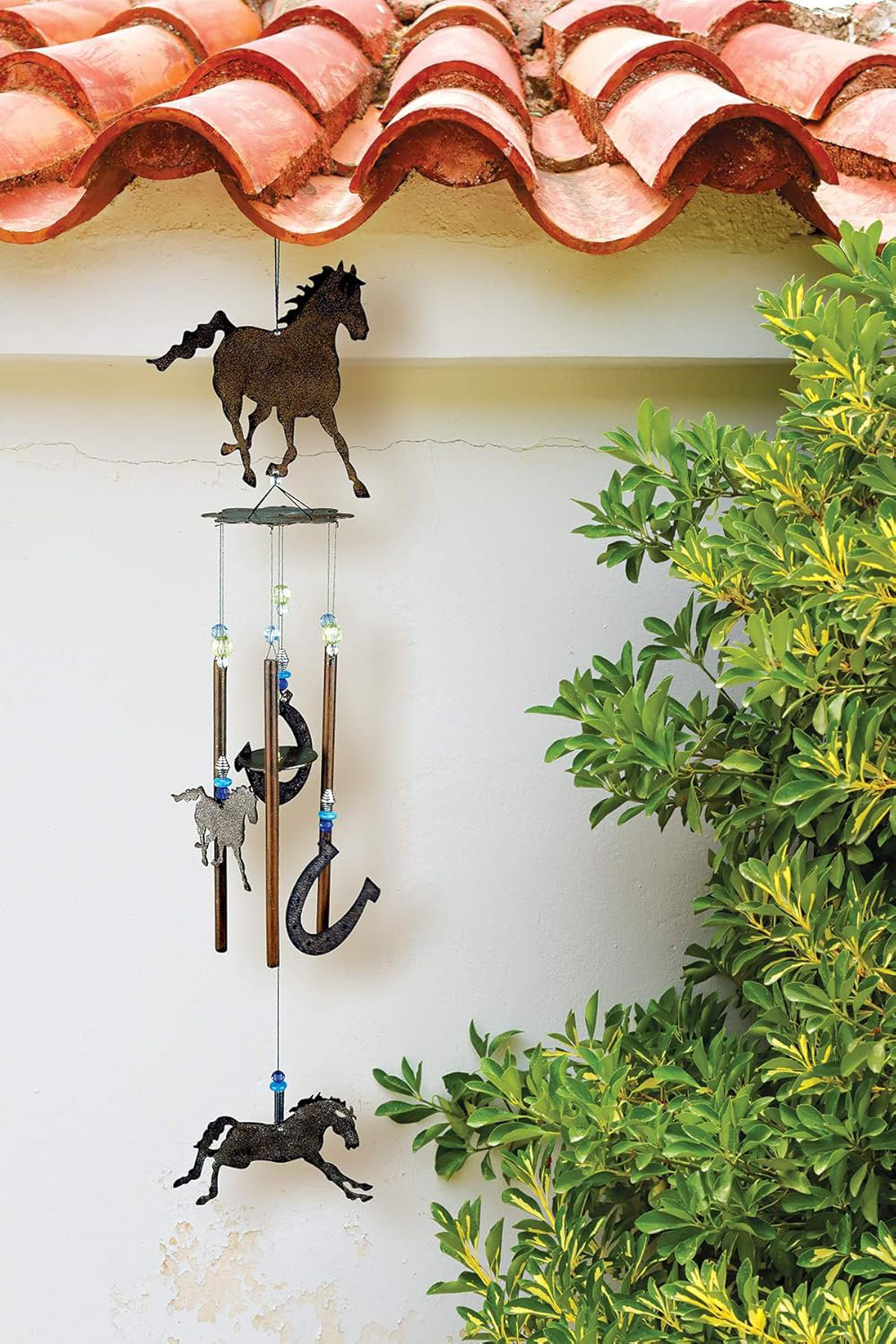 August Grove® Circus Western Wind Chimes, 28 ", Galloping Steeds | Wayfair