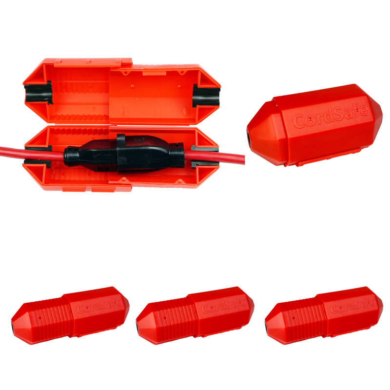 CordSafe Extension Cord Plug Cover, Weather-Resistant String ...