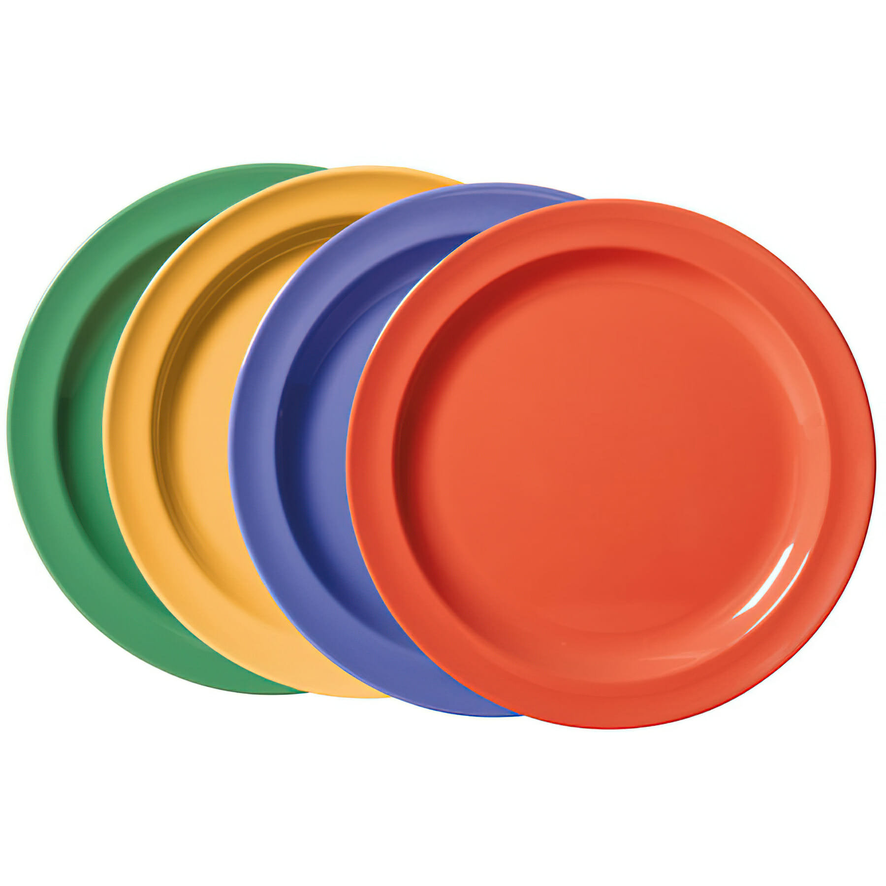 G.E.T. GET DP-906-MIX Melamine Round Appetizer Plates, 6.5", Mardi Gras ...