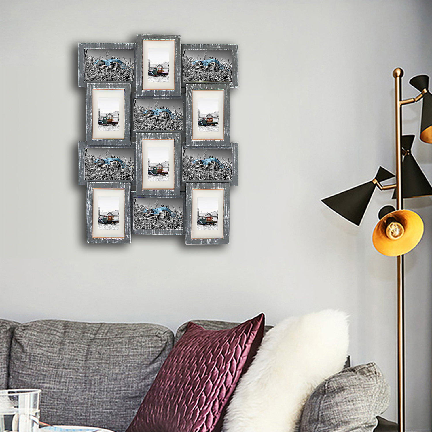 Gracie Oaks Douthitt Gallery Style Wall Hanging 12 Opening Picture ...