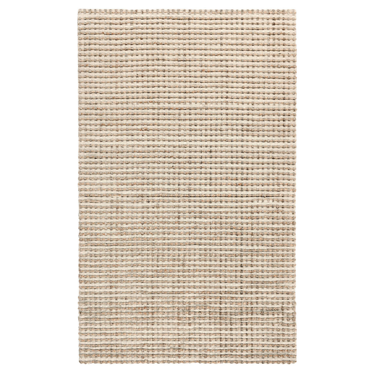 Villa by Classic Home Huntington 5'x8' Handwoven Jute Sustainable Ivory ...