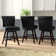Lark Manor Aquetzalli Swivel Upholstered 25.8'' Counter Stool with ...