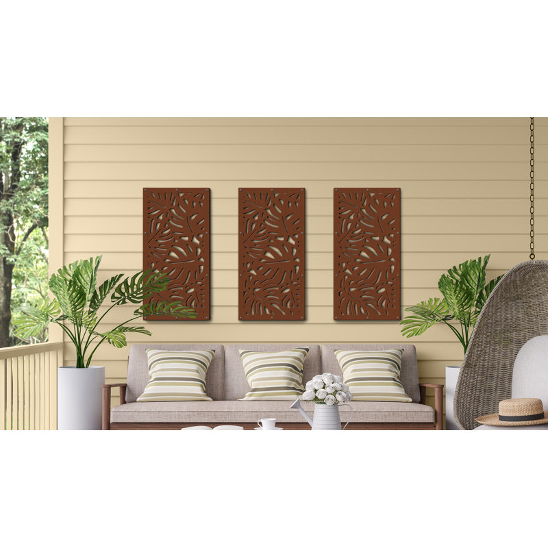 DESIGN-VU Tropics Decorative Privacy Panel & Reviews | Wayfair