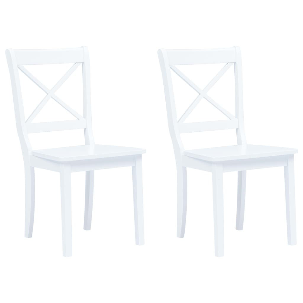Gracie Oaks Domonic Solid Wood Cross Back Side Chair | Wayfair