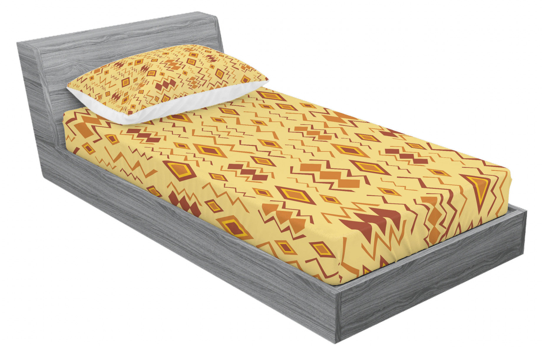 Ambesonne Quirky Forms Cultural Sheet Set | Wayfair