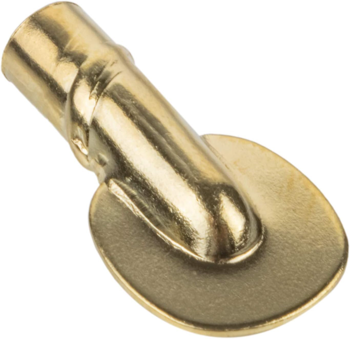UNIQANTIQ HARDWARE SUPPLY Brass Plated Spoon Bookcase Shelf Support ...