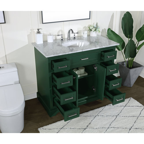 Green Bathroom Vanities You'll Love | Wayfair