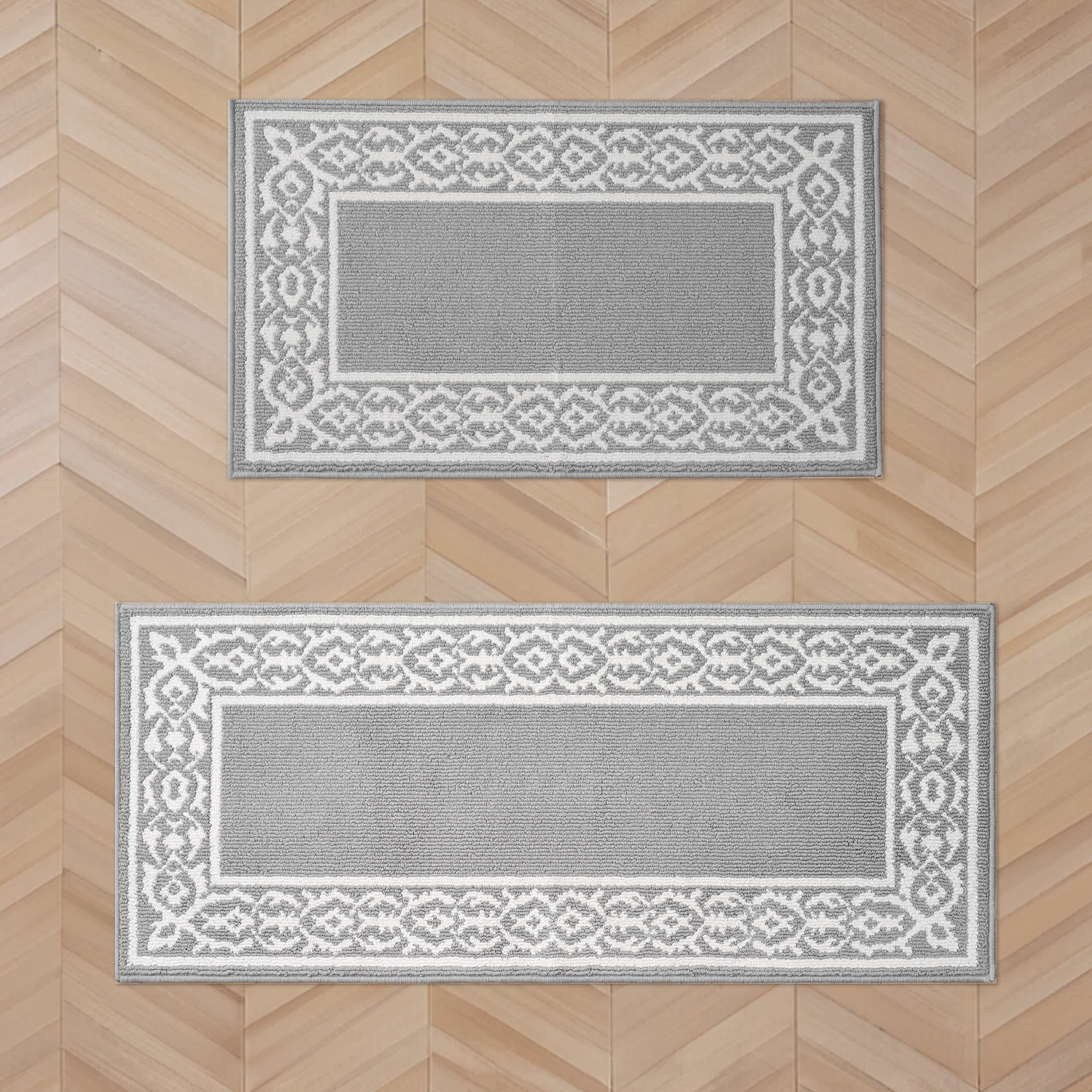 Laura Ashley , Gray Laura Ashley Lorreta Two-Tone All Loop Tufted Rugs ...