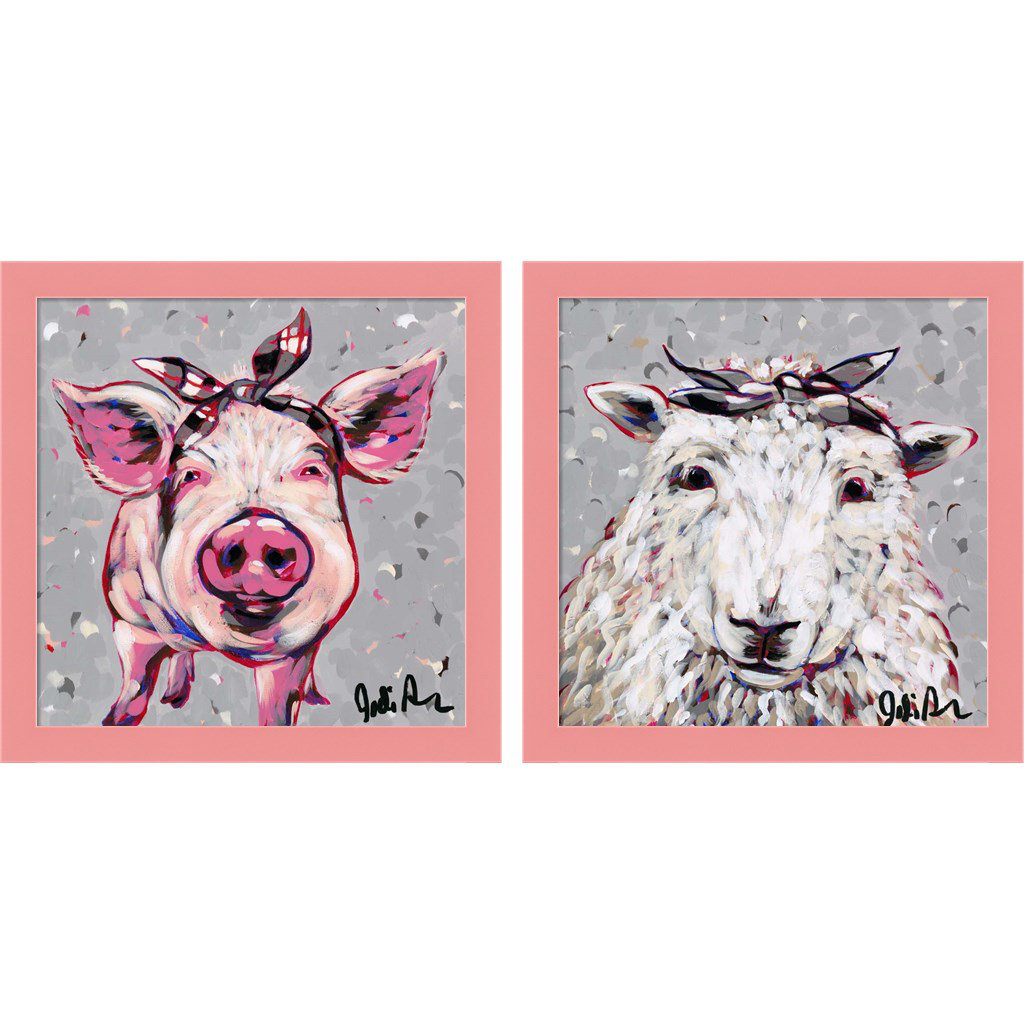 August Grove® Farm Pop-Priscilla & Shelly By Jodi Augustine, Framed Art ...