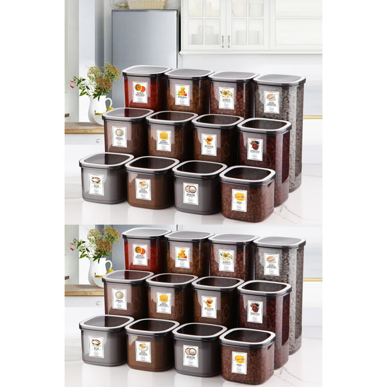 Belfry Kitchen Storage Box Set (24 Pieces) | Wayfair.co.uk