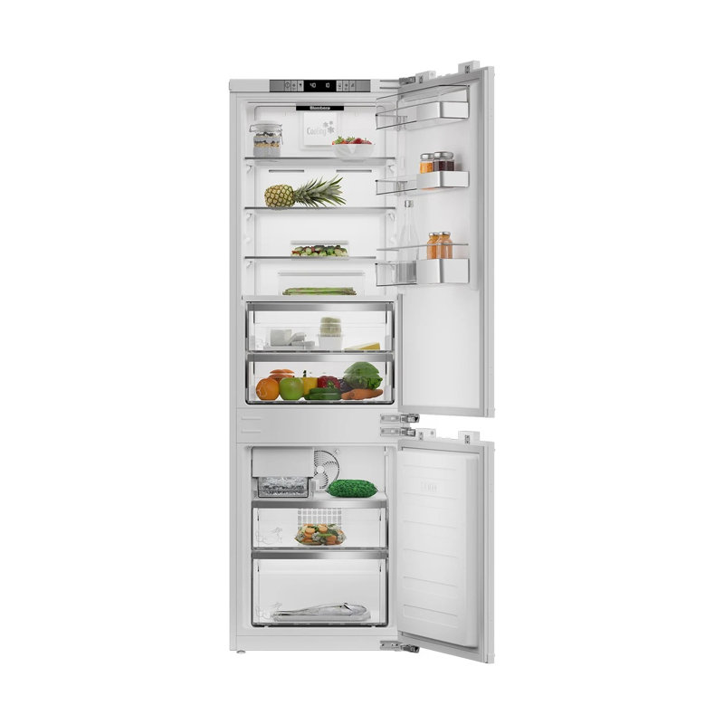 Blomberg 22" Built-In Bottom Freezer Refrigerator with Ice Maker | Wayfair