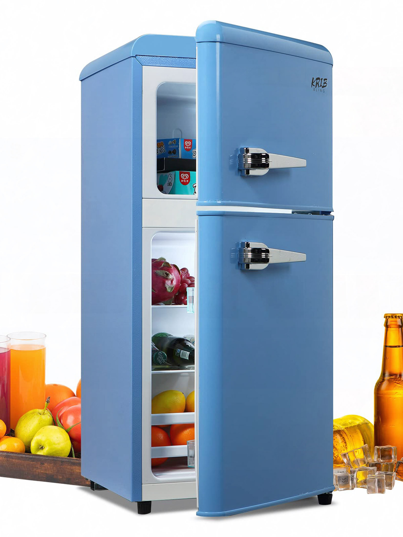 weixunguang 3.5Cu.Ft Compact Refrigerator Mini Fridge With Freezer ...