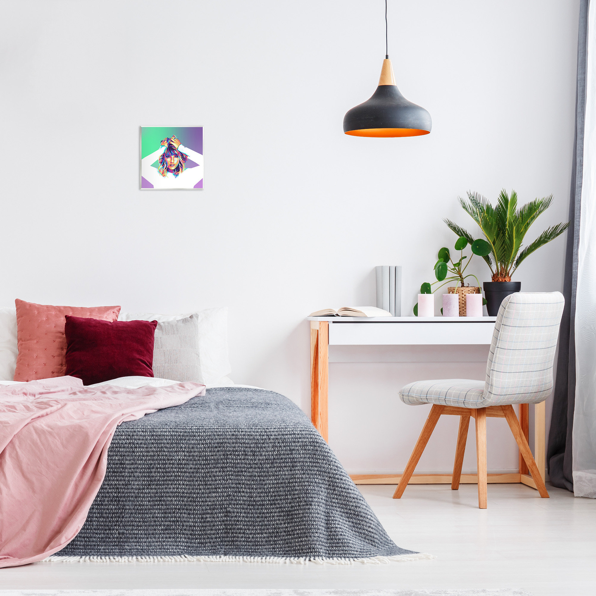 Stupell Industries Pop Musician Woman Wall Plaque Art by Birch&Ink ...