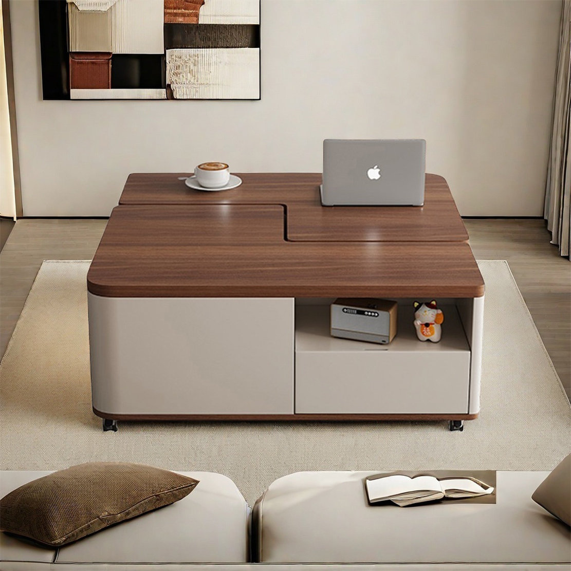 Creature B Comforts Ancient style mobile multi-functional coffee table ...