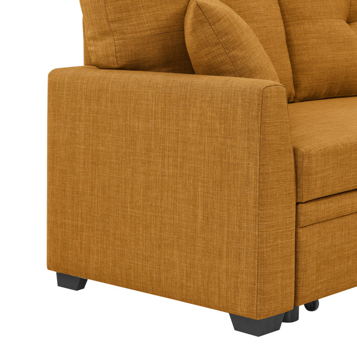 Wade Logan® Barrientez 85'' Upholstered Sleeper Sofa & Reviews | Wayfair