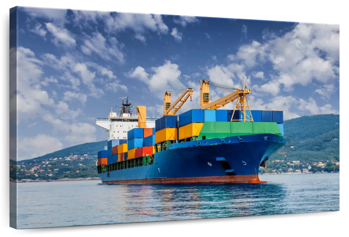 Ebern Designs Mehar Merchant Container Ship | Wayfair