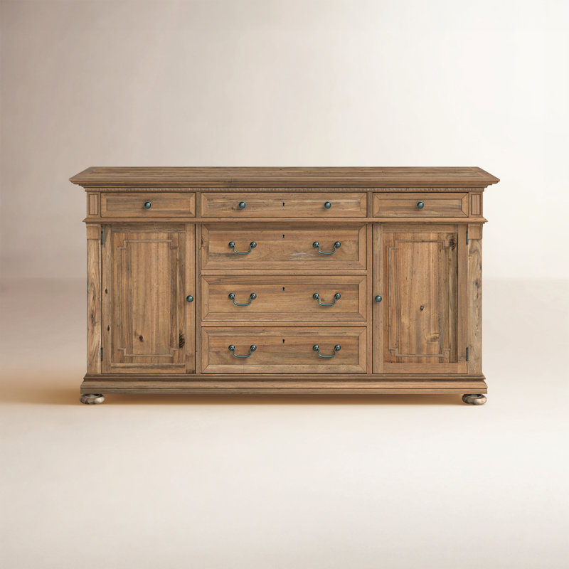Birch Lane™ Veronica 70'' Wide 6 Drawer Solid Wood Sideboard & Reviews ...