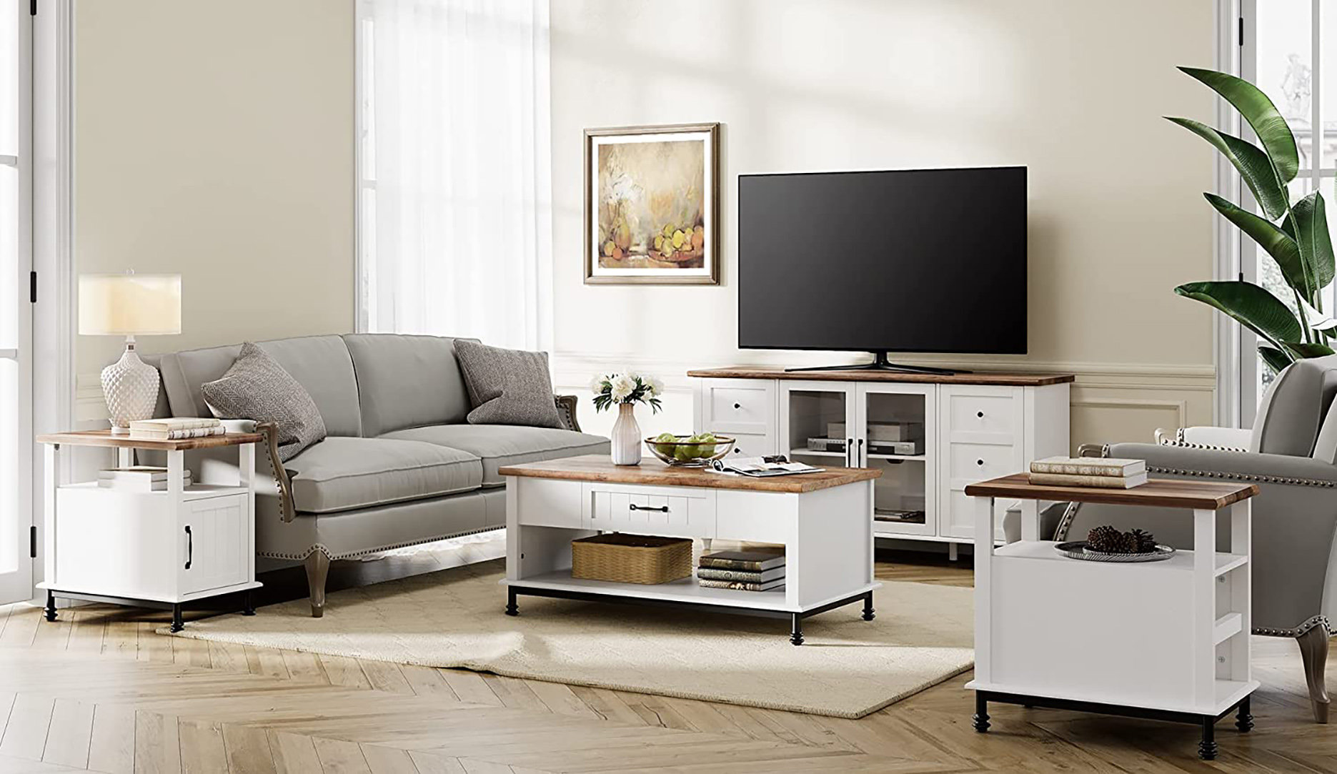 August Grove® Antez 4 Piece Coffee Table Set | Wayfair