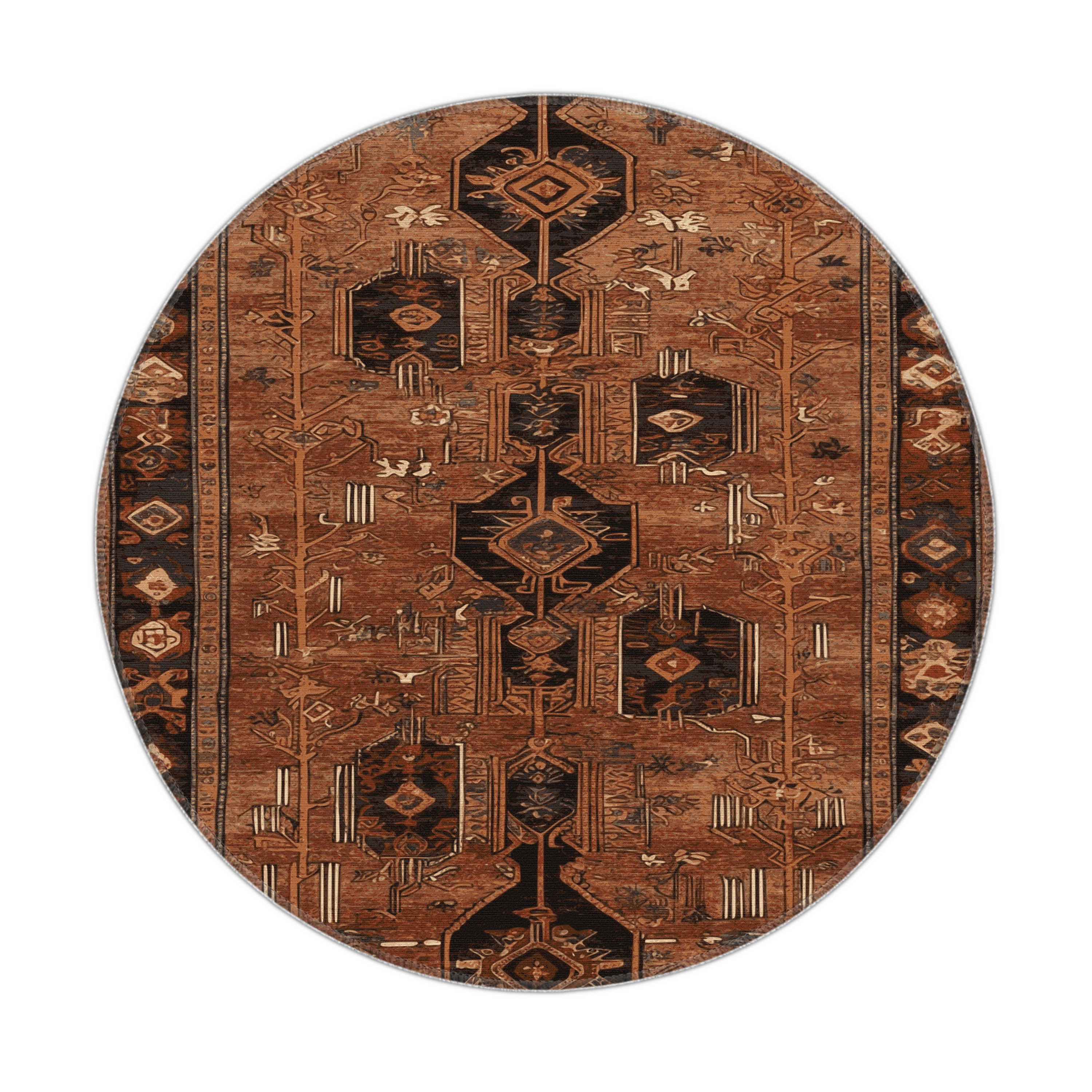 Hokku Designs Turkish Brown Indoor and Outdoor Area Rug - Wayfair Canada