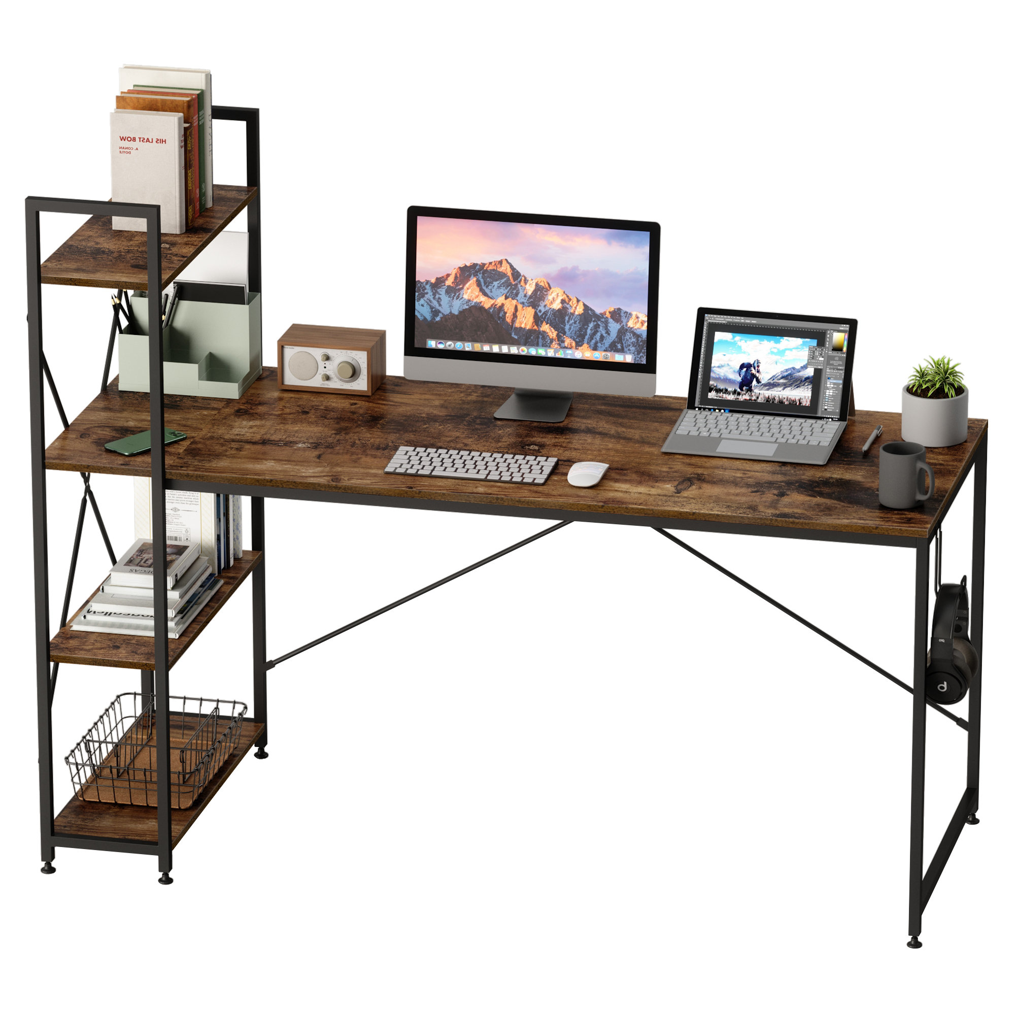 The Twillery Co.® Vara Reversible Desk | Wayfair