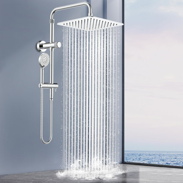 EDGAR'S FURNITURE MANUFACTURING INC All Metal Rainfall Shower Heads ...