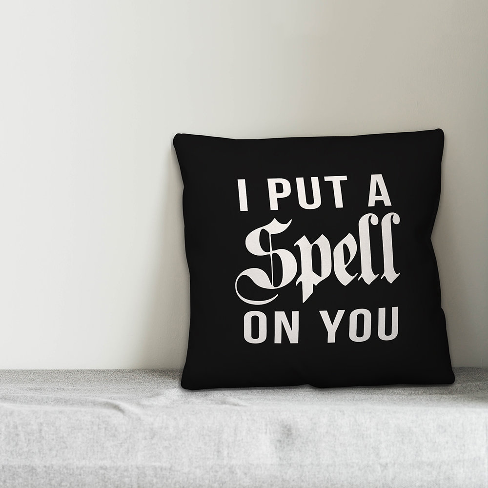Designs Direct Creative Group I Put a Spell on You Throw Pillow Cover ...