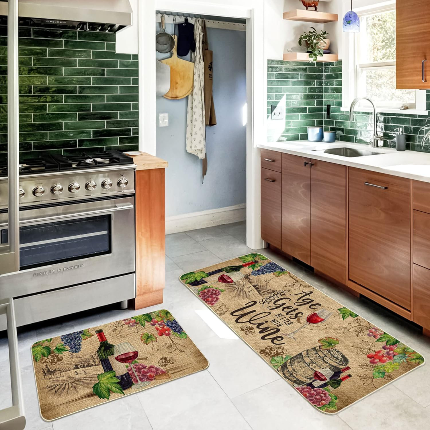Bloomsbury Market Kitchen Mats Set of 2 | Wayfair