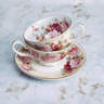 Grace's Tea Ware Gracie Bone China Peony and Strawberry Collection ...