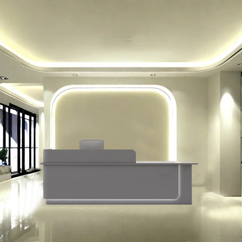 Artistic Soul XKX Premium Furniture Rectangular Modern Front Desk ...