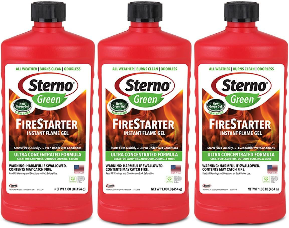 INKEDZ Fire Starter, Ethanol Green Firestarter Instant Flame Gel ...