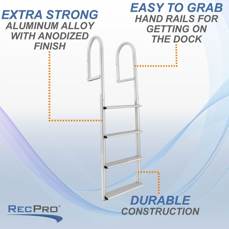 RecPro Aluminum Small Step Ladder | Wayfair
