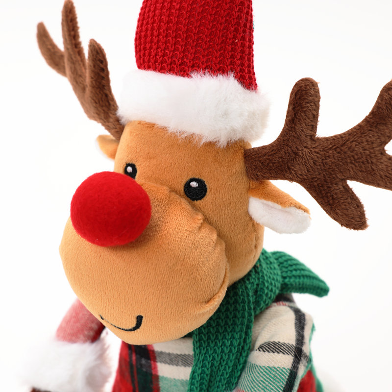 The Holiday Aisle® Animated Singing 16" Tall Moose Holiday Decoration ...