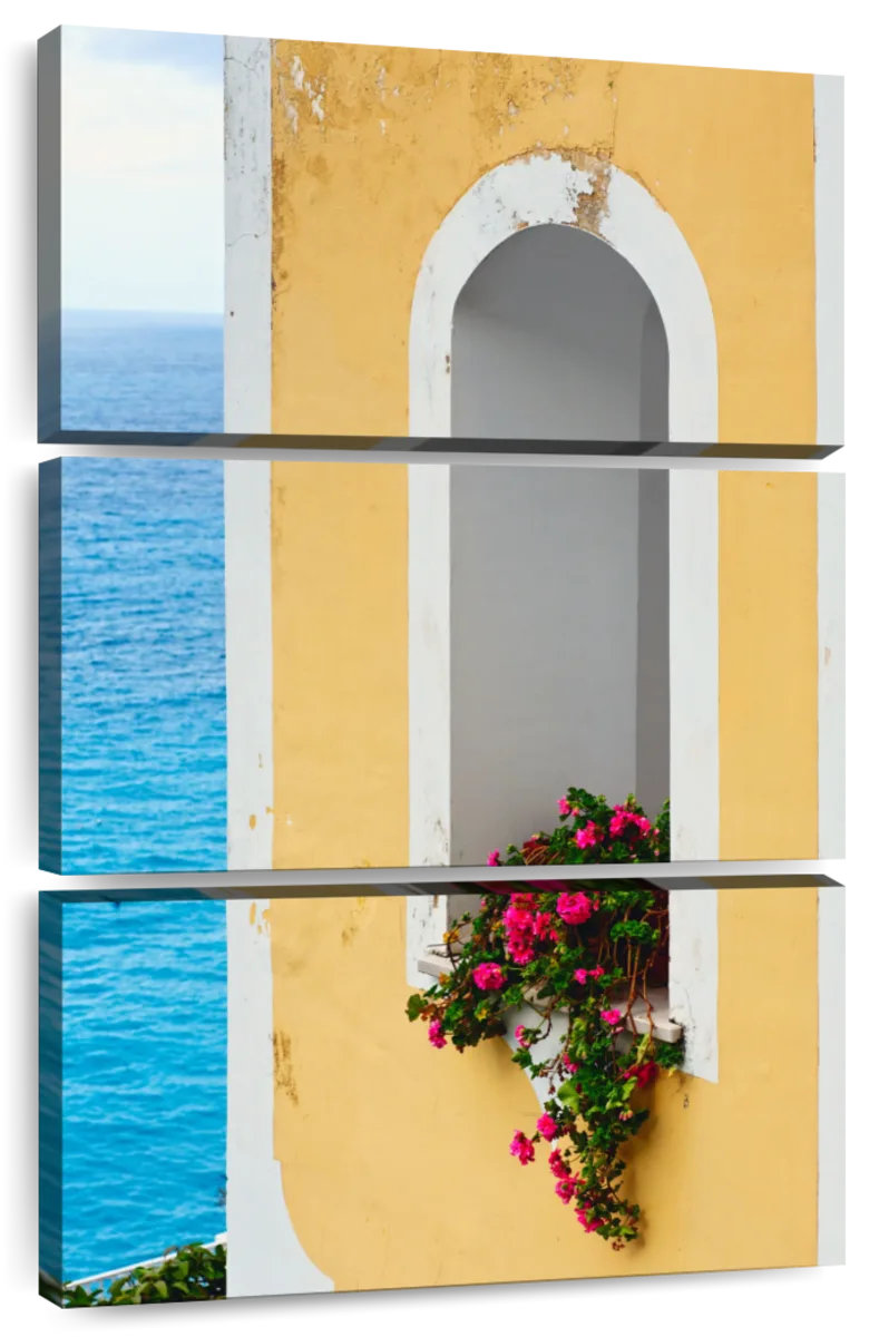 Elephant Stock Floral Mediterranean Window | Wayfair