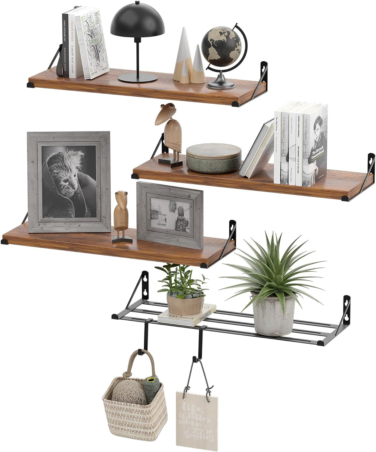 Latitude Run® 4 Piece Floating Shelf | Wayfair