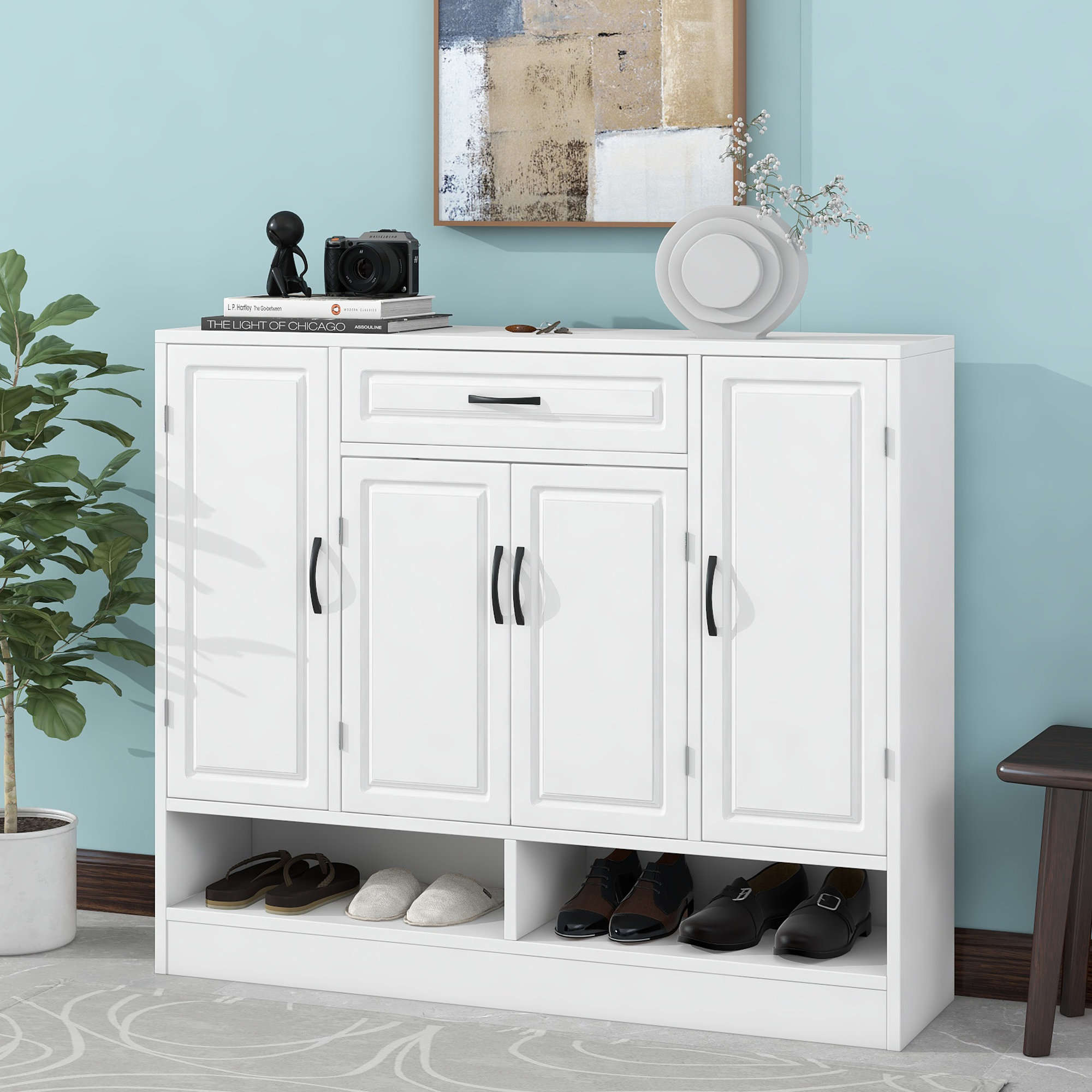 Hokku Designs Alizai 18 Pair Shoe Storage Cabinet | Wayfair