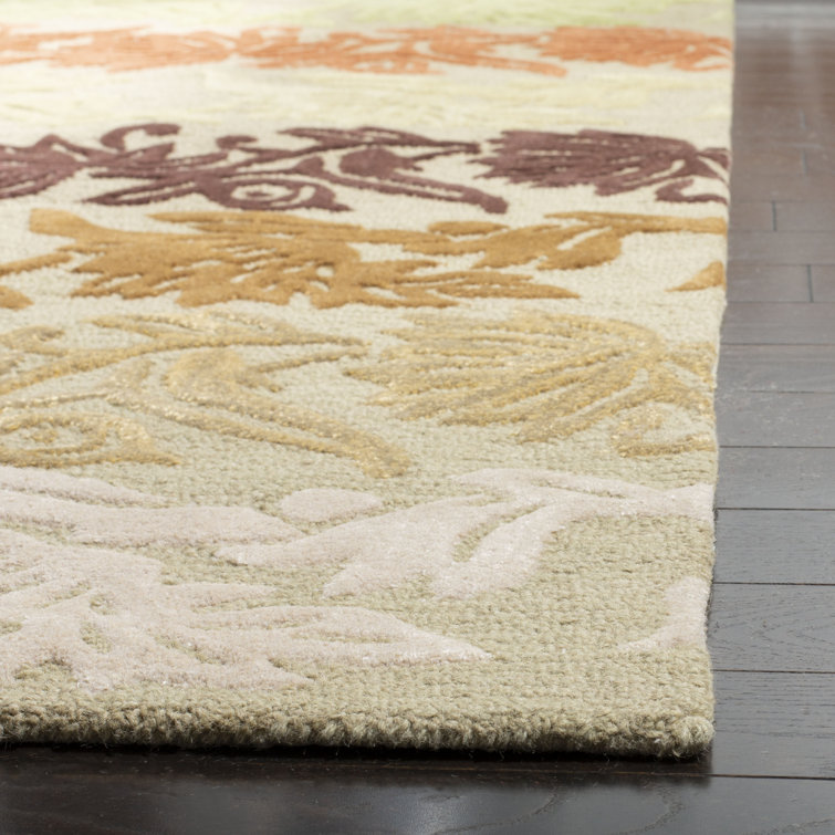 Safavieh Hand Tufted Wool Floral Rug | Wayfair