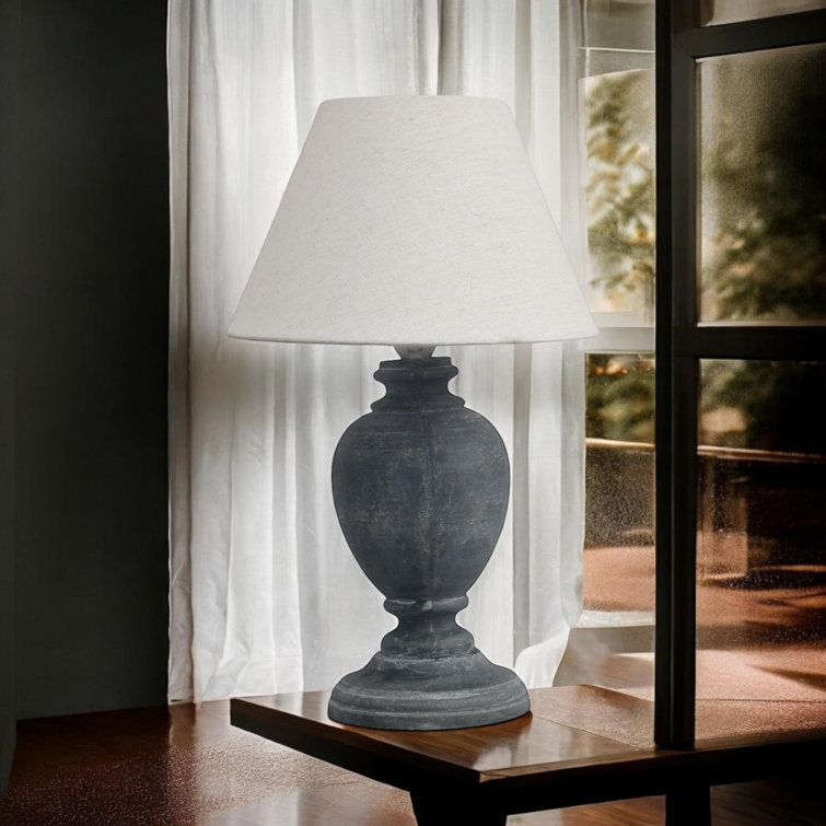 Lily Manor Gilad Solid Wood Table Lamp | Wayfair.co.uk