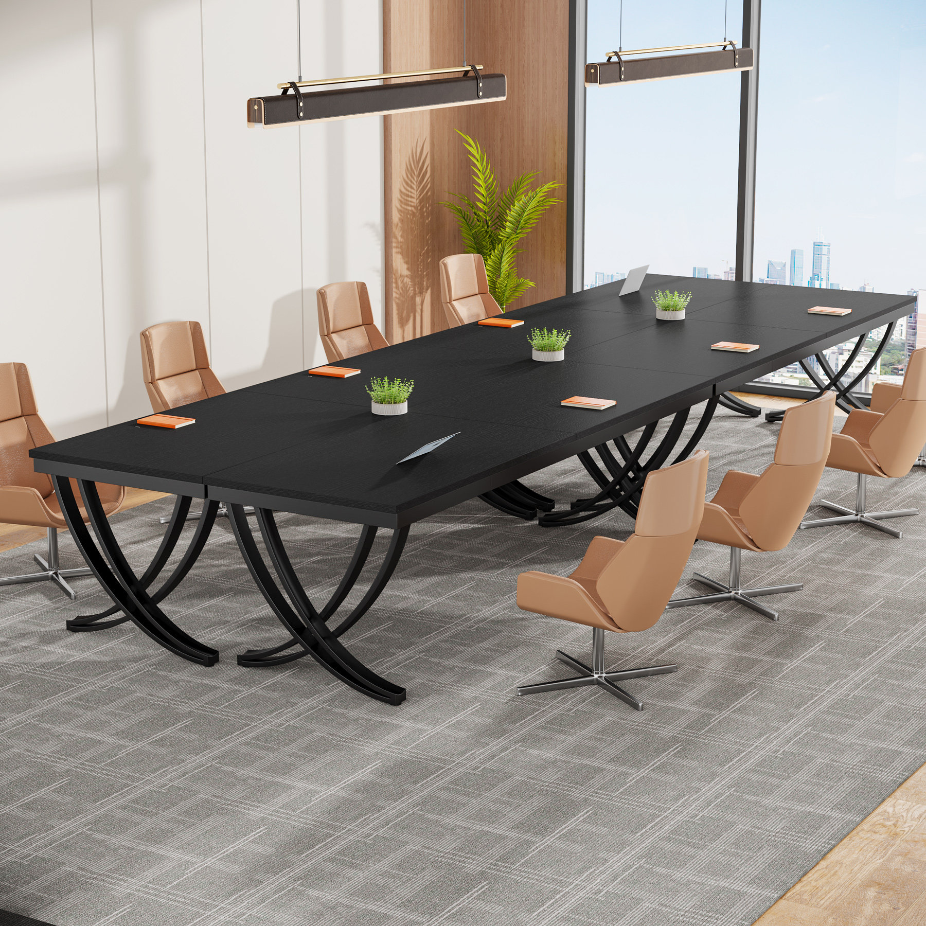 Wrought Studio Hirra Conference Meeting Table - Wayfair Canada