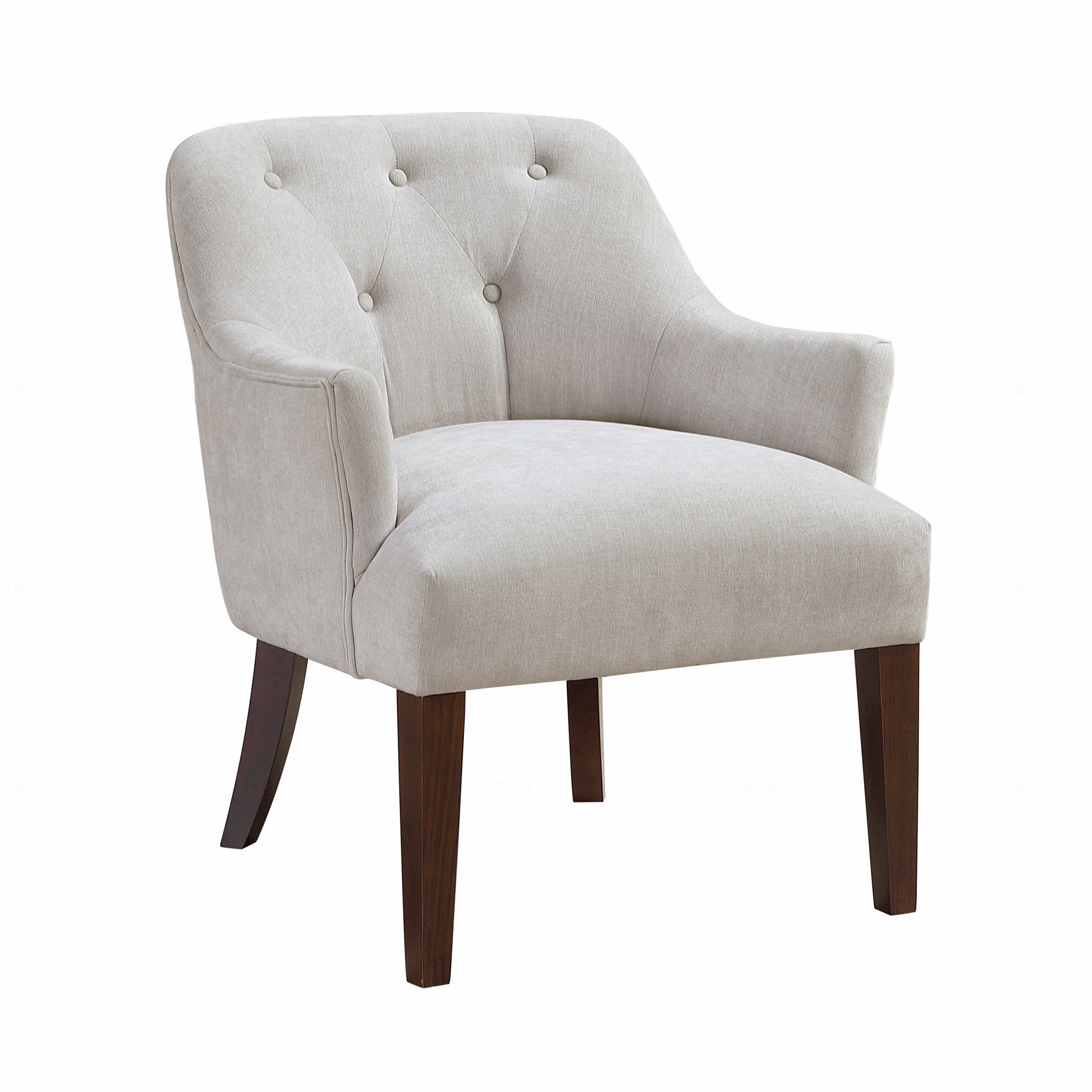Corrigan Studio® Accent Chair - Modern Style Tufted Design Back Sturdy ...