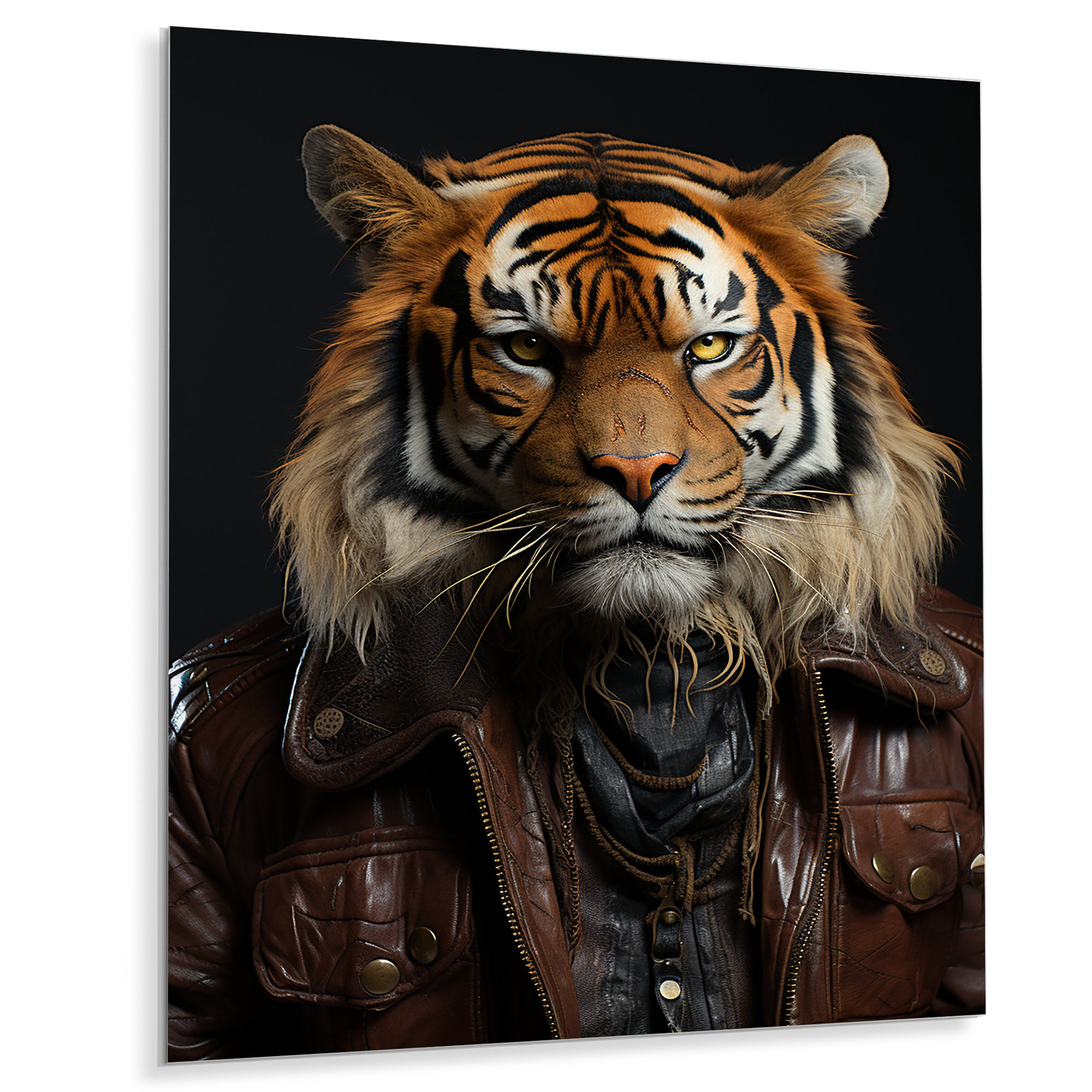 Trinx Stylish Tiger I - Animals Tiger Metal Wall Decor - Wayfair Canada