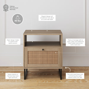 Bayou Breeze Alak End Table & Reviews | Wayfair