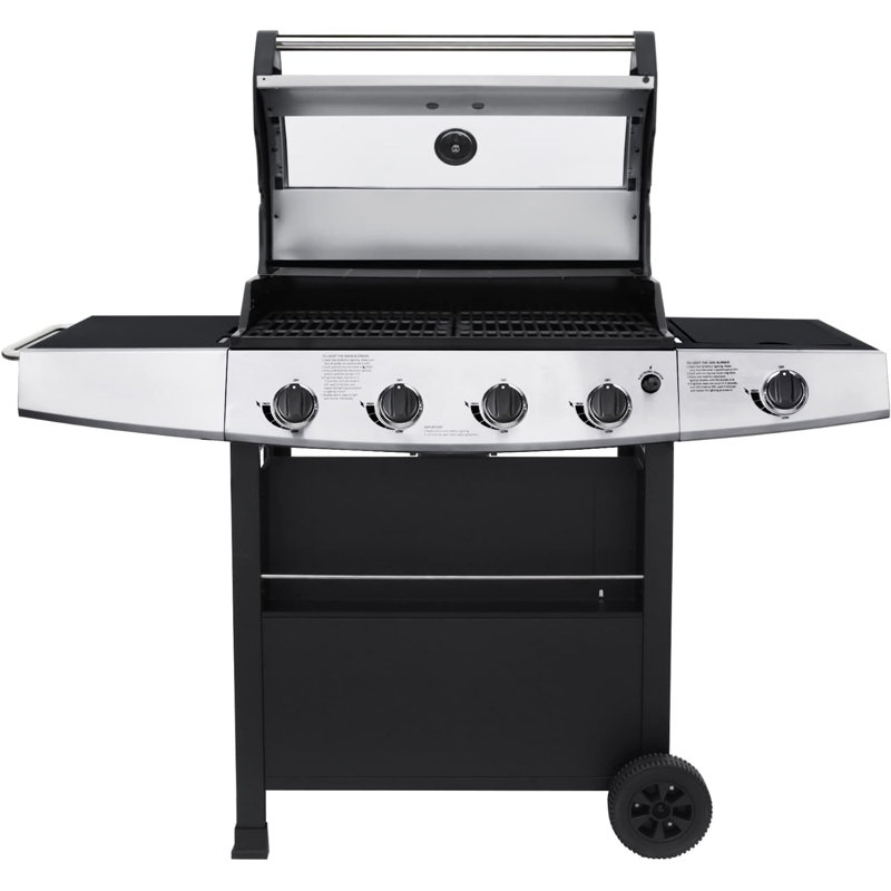 Vanston 4 - Burner Free Standing Liquid Propane 60000 BTU Gas Grill ...