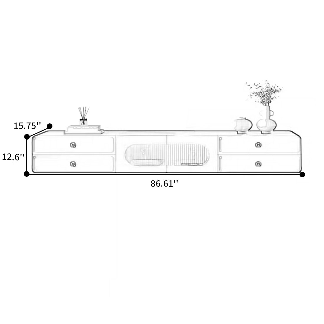 EXCEEB French style TV cabinet. | Wayfair